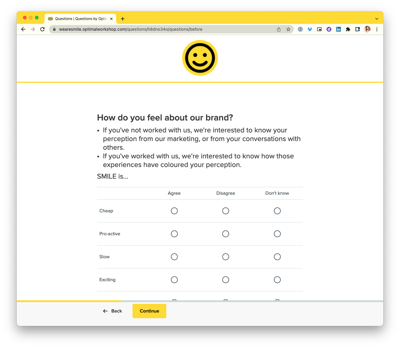 SMILE Brand Perception Survey - 2022